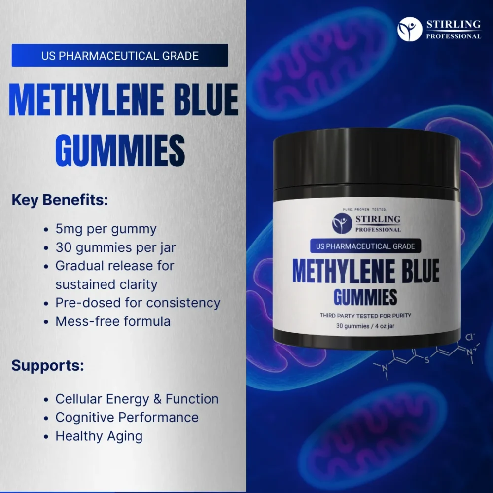 Methylene Blue Gummies | 5mg – Stirling Professional